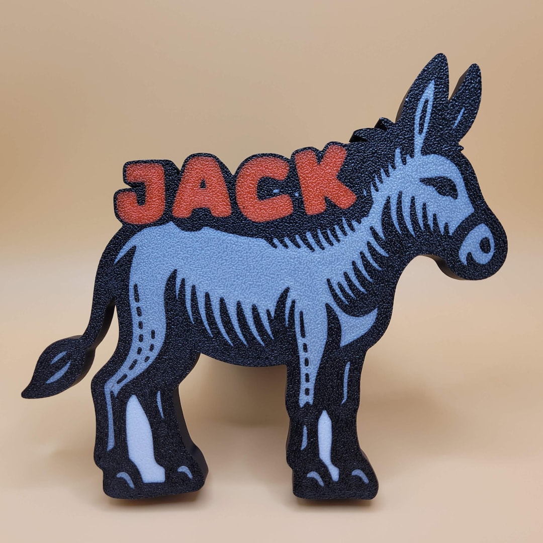 Donkey Trailer Hitch Cover. Fits 2" Receiver. 2 Inch by 2 Inch Receiver ...