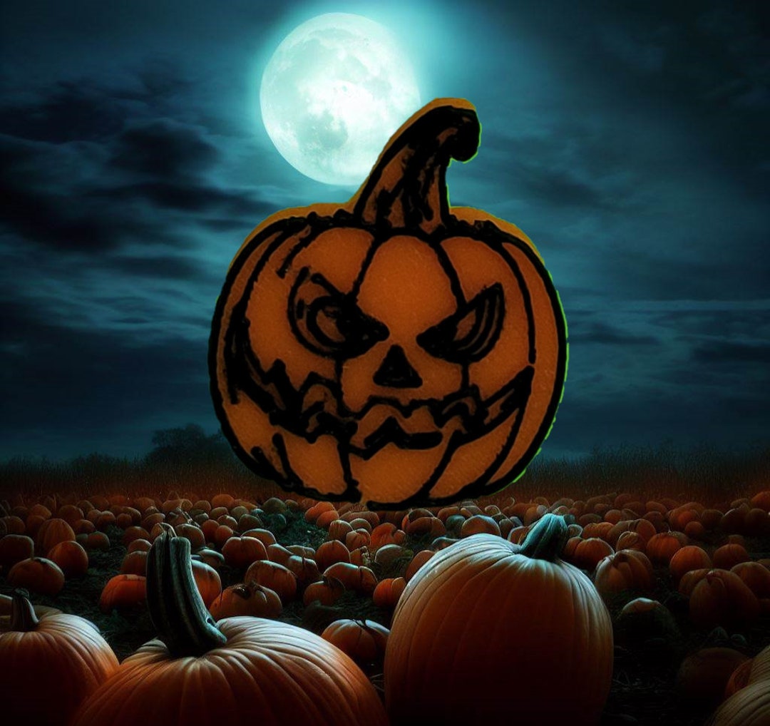 Halloween Pumpkin, Jack-o-lantern Tire Valve Stem Caps, Two Colors, Set ...