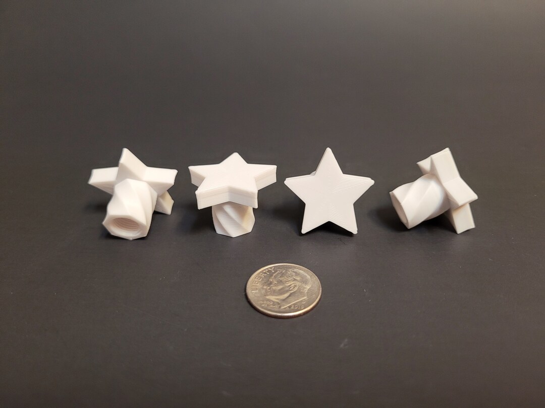 White Star Shaped Valve Stem Caps: Upgrade Your Tires With the Stylish ...