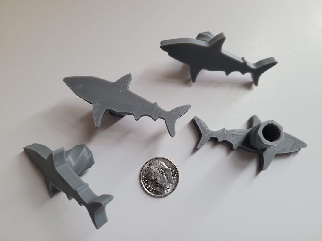 Shark Valve Stem Caps, Gray. Add Some Bite to Your Tires With Shark ...