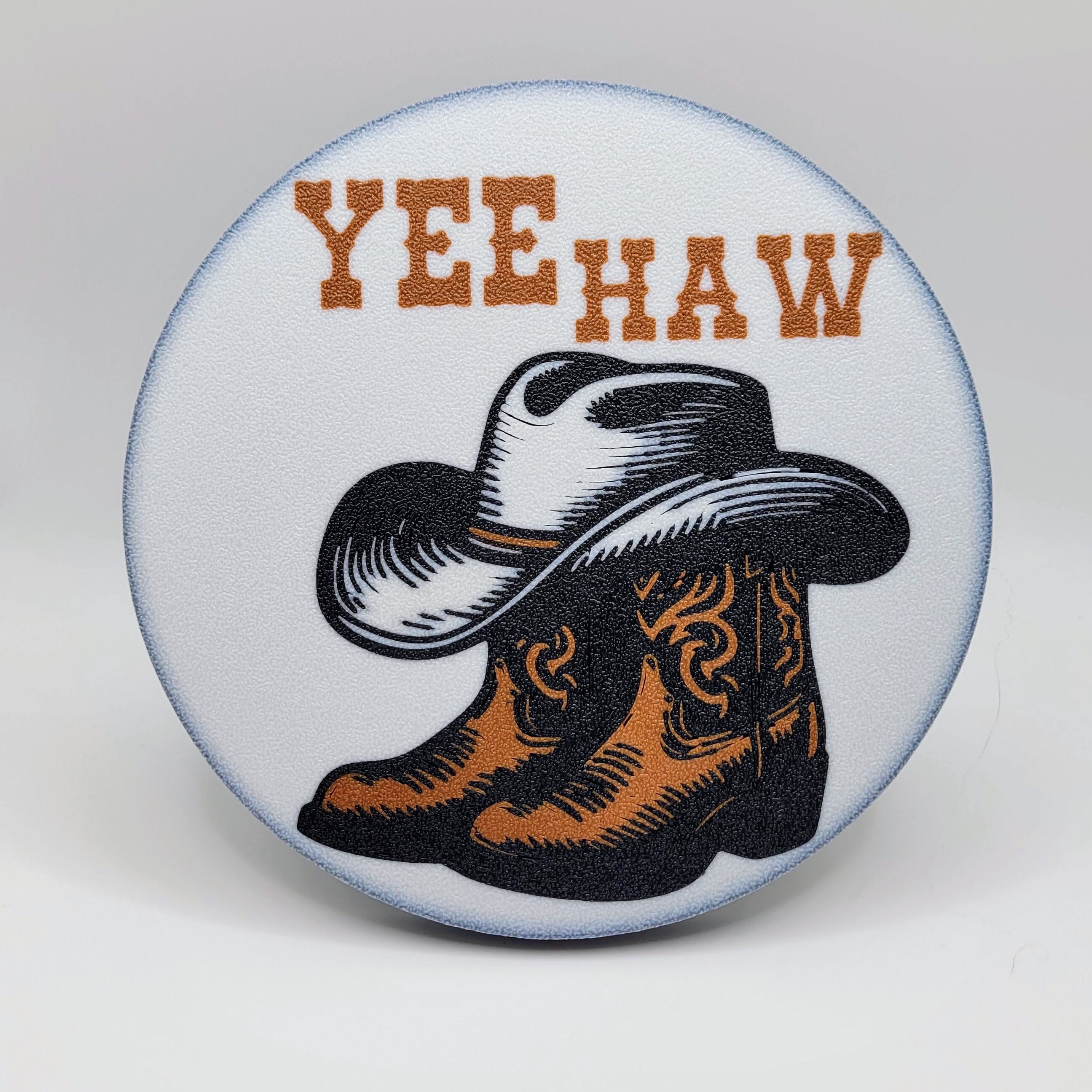 Cowboy Hat Boots Hitch Cap. Class 2 Receiver, 2"x2" Standard. Customize ...