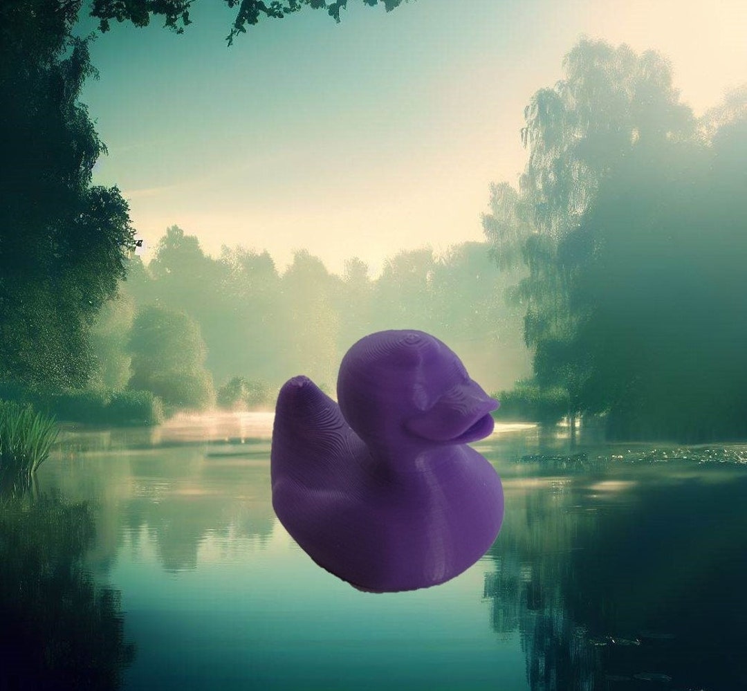 Rubber Ducky Duck Shaped Purple Tire Valve Stem Cap for Cars, Trucks ...