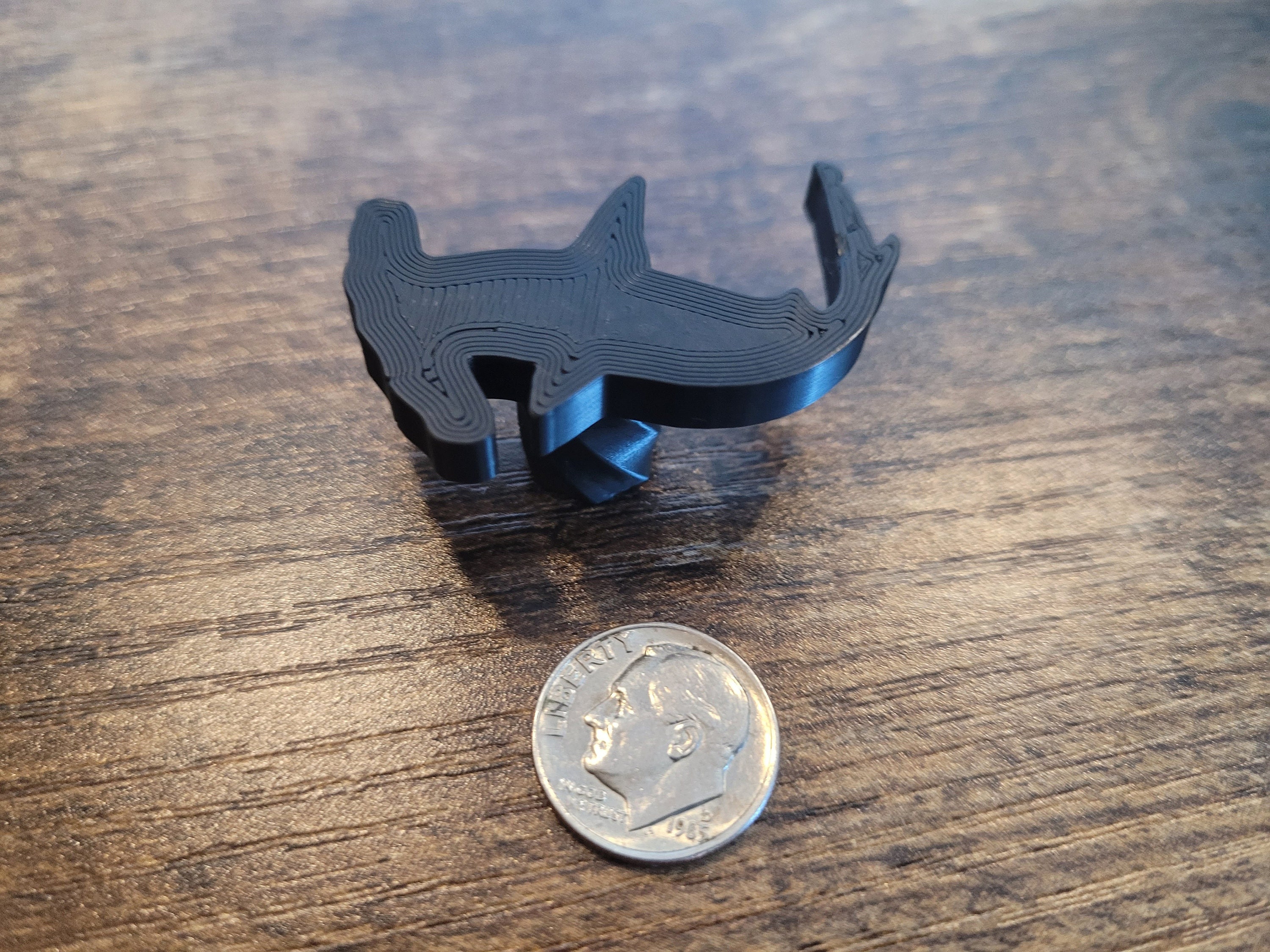 Hammerhead Shark Tire Valve Stem Cap, Black. Available in Several ...