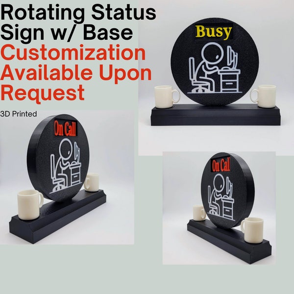 Office Door Sign Status - Etsy