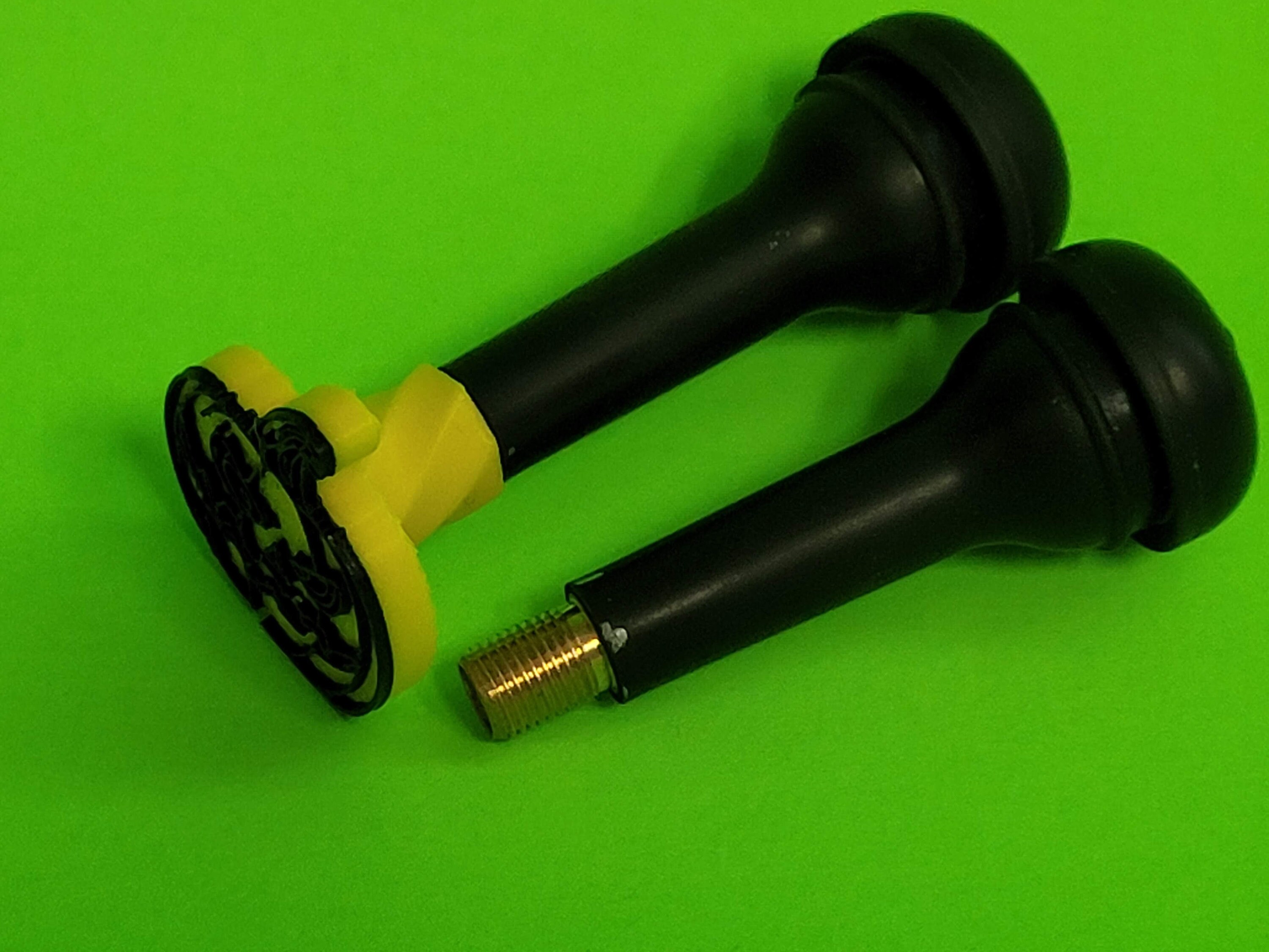 Halloween Pumpkin, Jack-o-lantern Tire Valve Stem Caps, Two Colors, Set ...