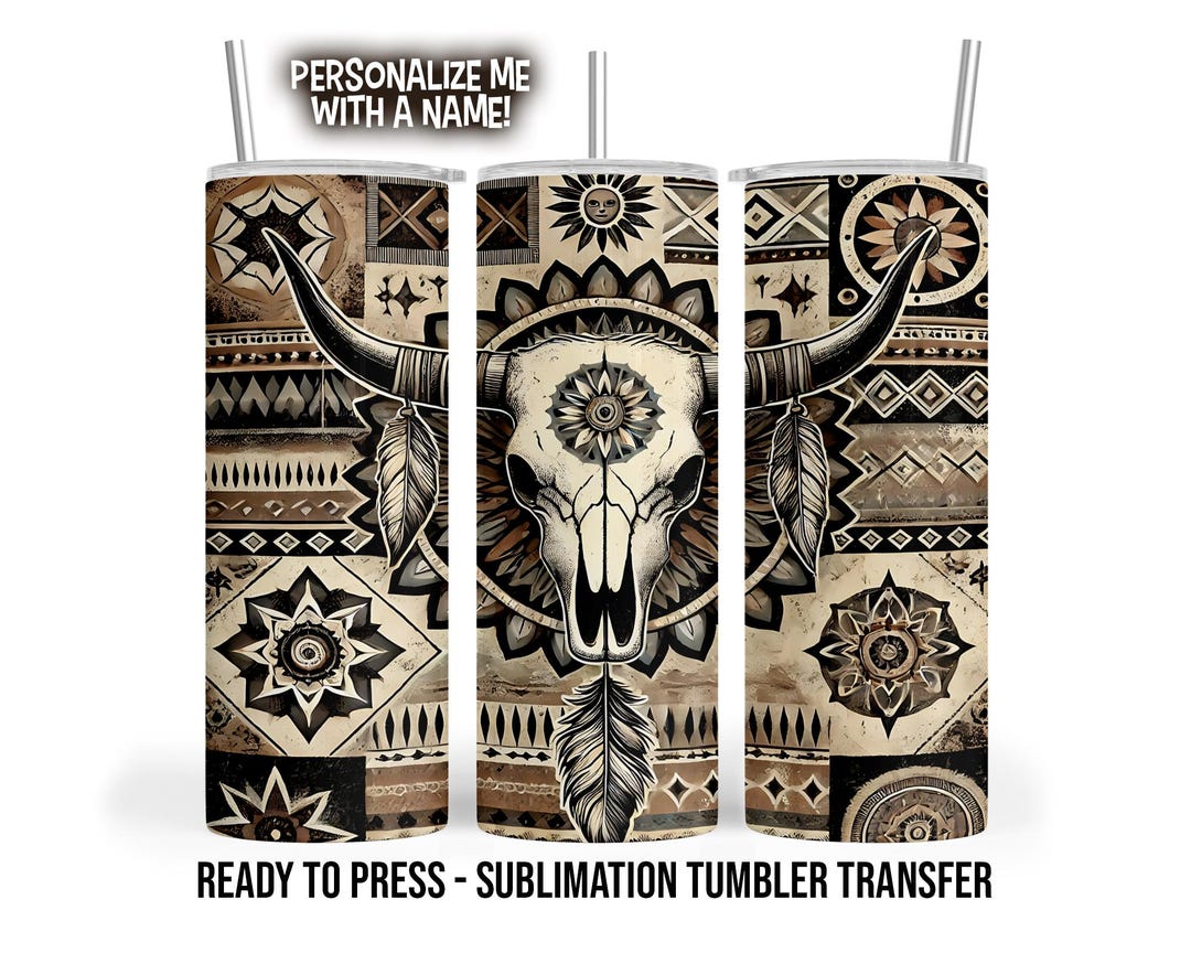 Sublimation Tumbler Transfer Print 20oz Tumbler, Ready to Press Heat ...