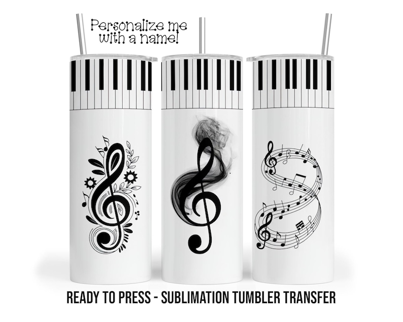 Sublimation Tumbler Transfer Print 20oz Tumbler, Ready to Press Heat ...