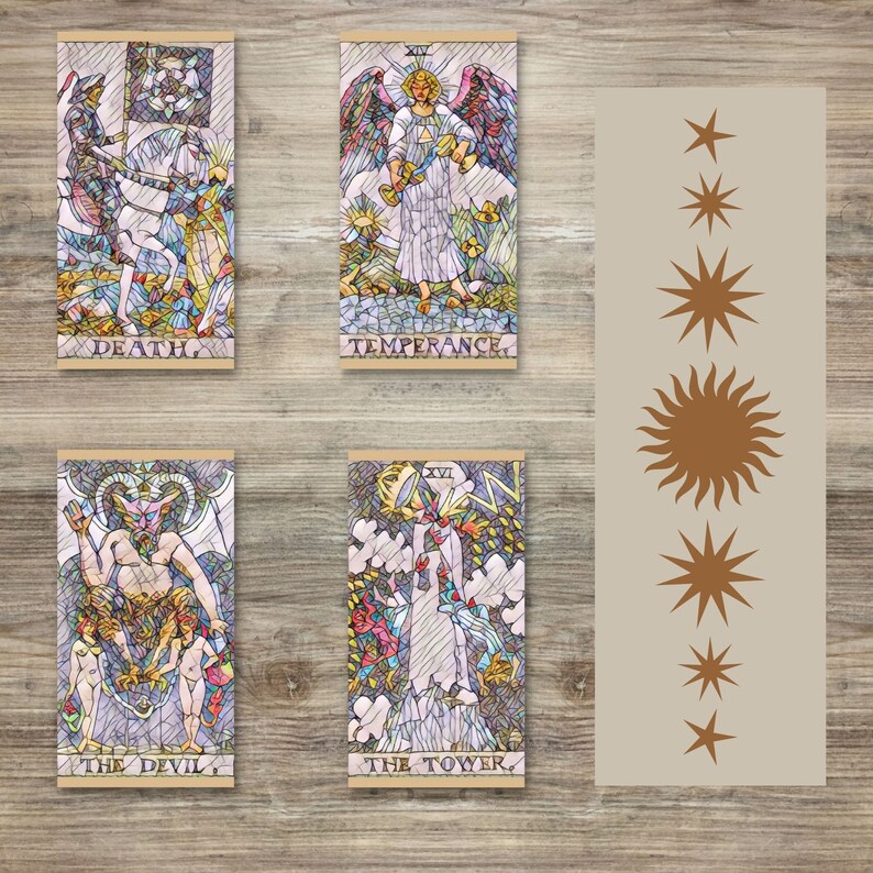 Mosaic Waite Tarot Deck Digital Version - Etsy