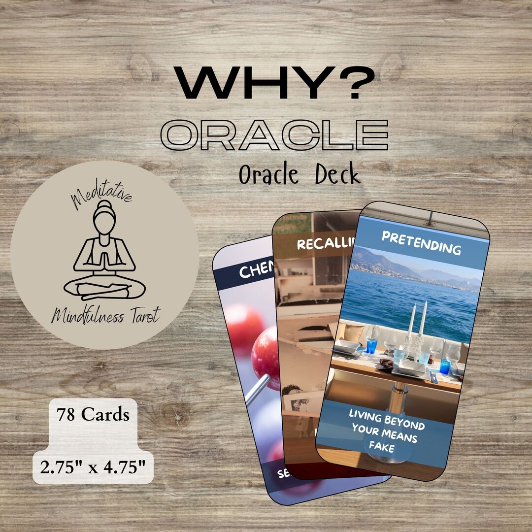 Why? Oracle Deck Digital - Etsy