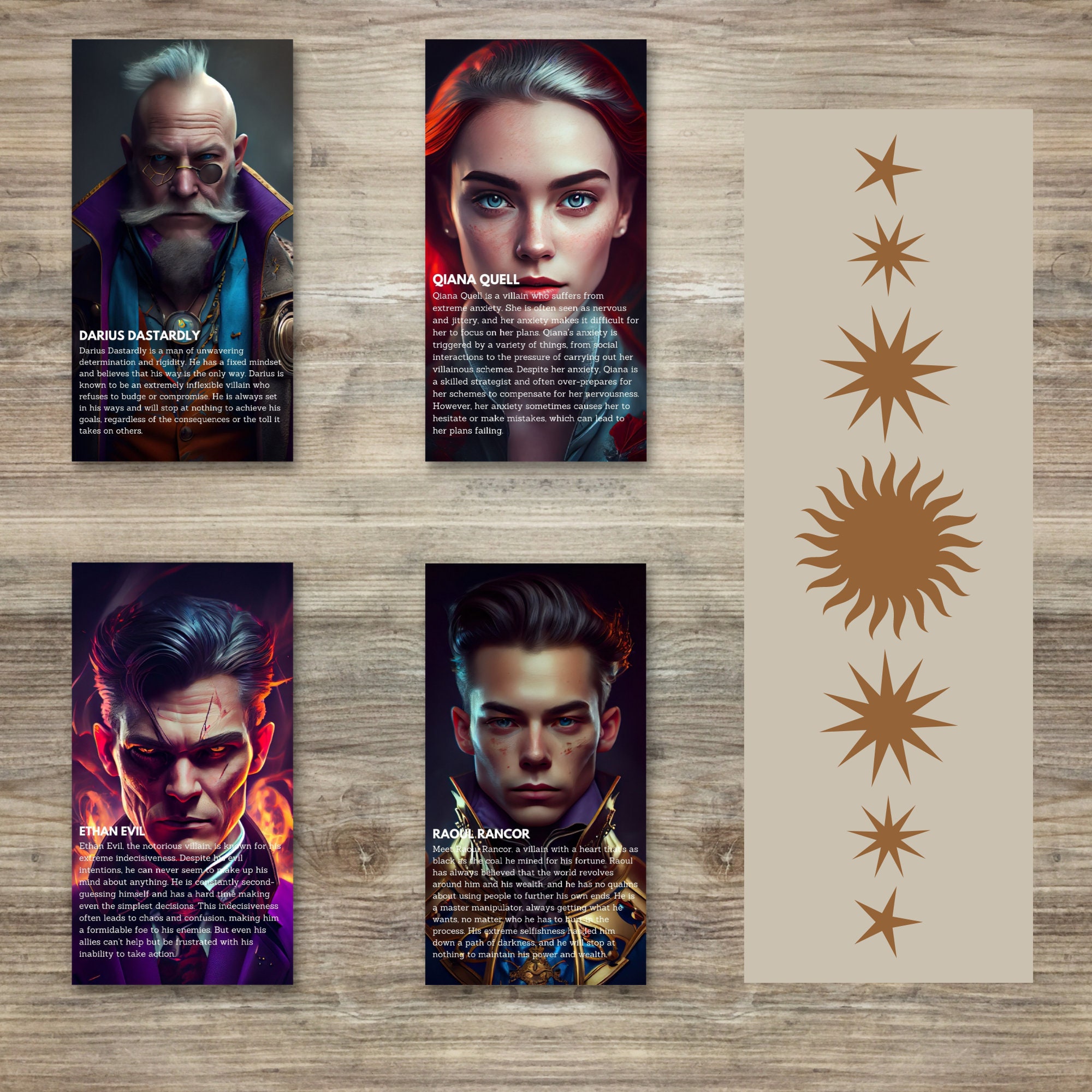 Villains Oracle Deck Physical Version - Etsy