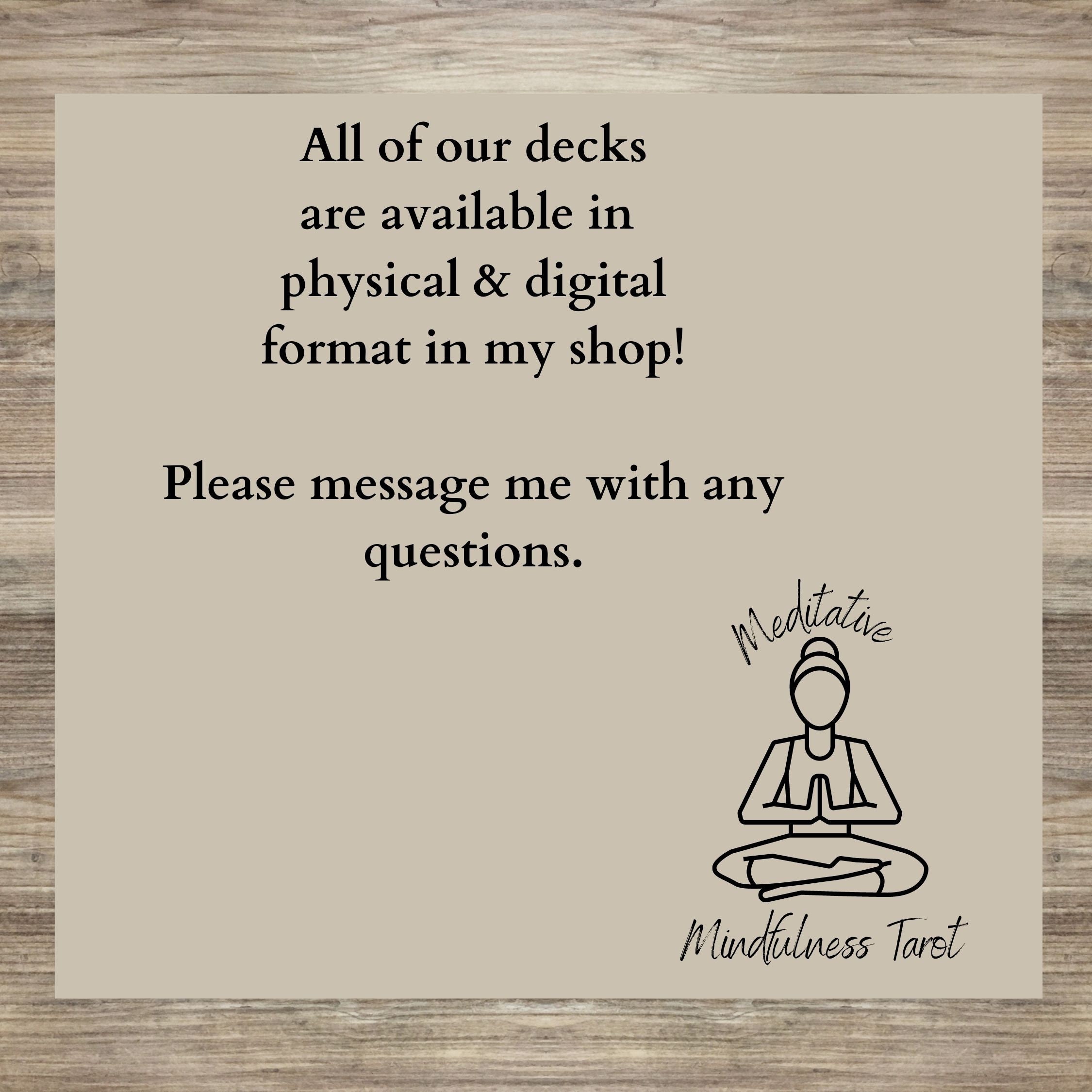 Yes or No Oracle Deck Physical Version - Etsy