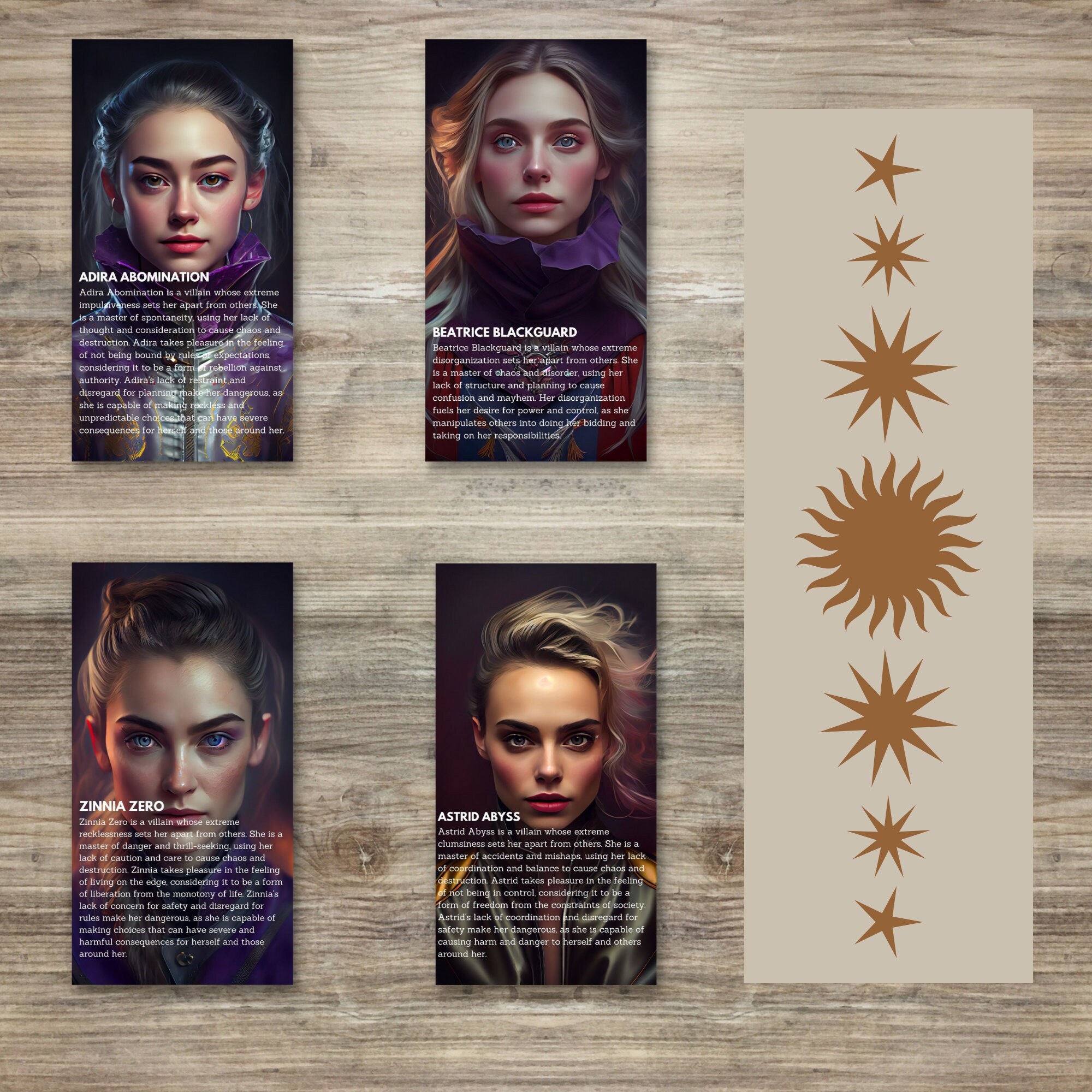 Villains Oracle Deck Digital Version - Etsy