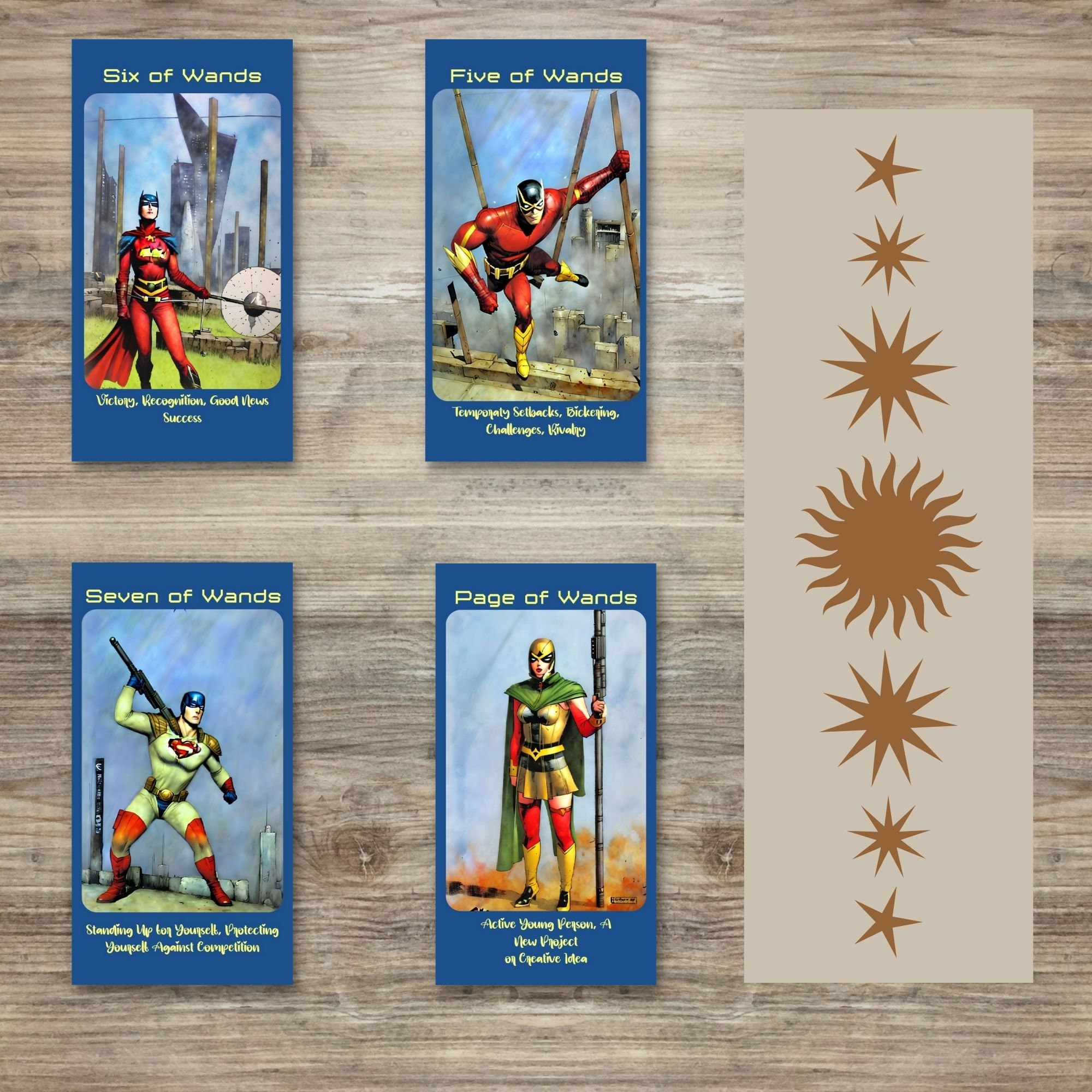 Super Hero Tarot Deck Digital Version - Etsy