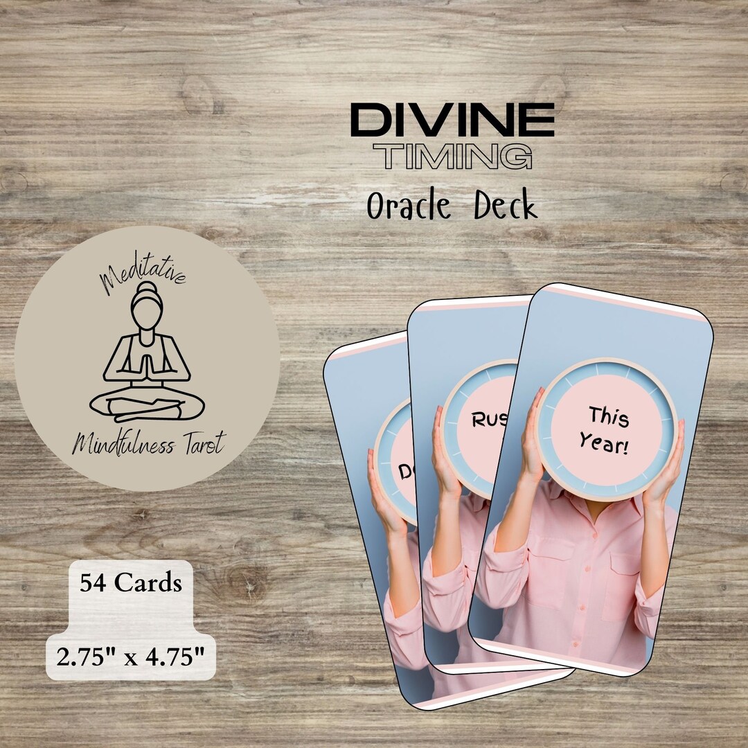 Divine Timing Oracle Deck Physical Version - Etsy