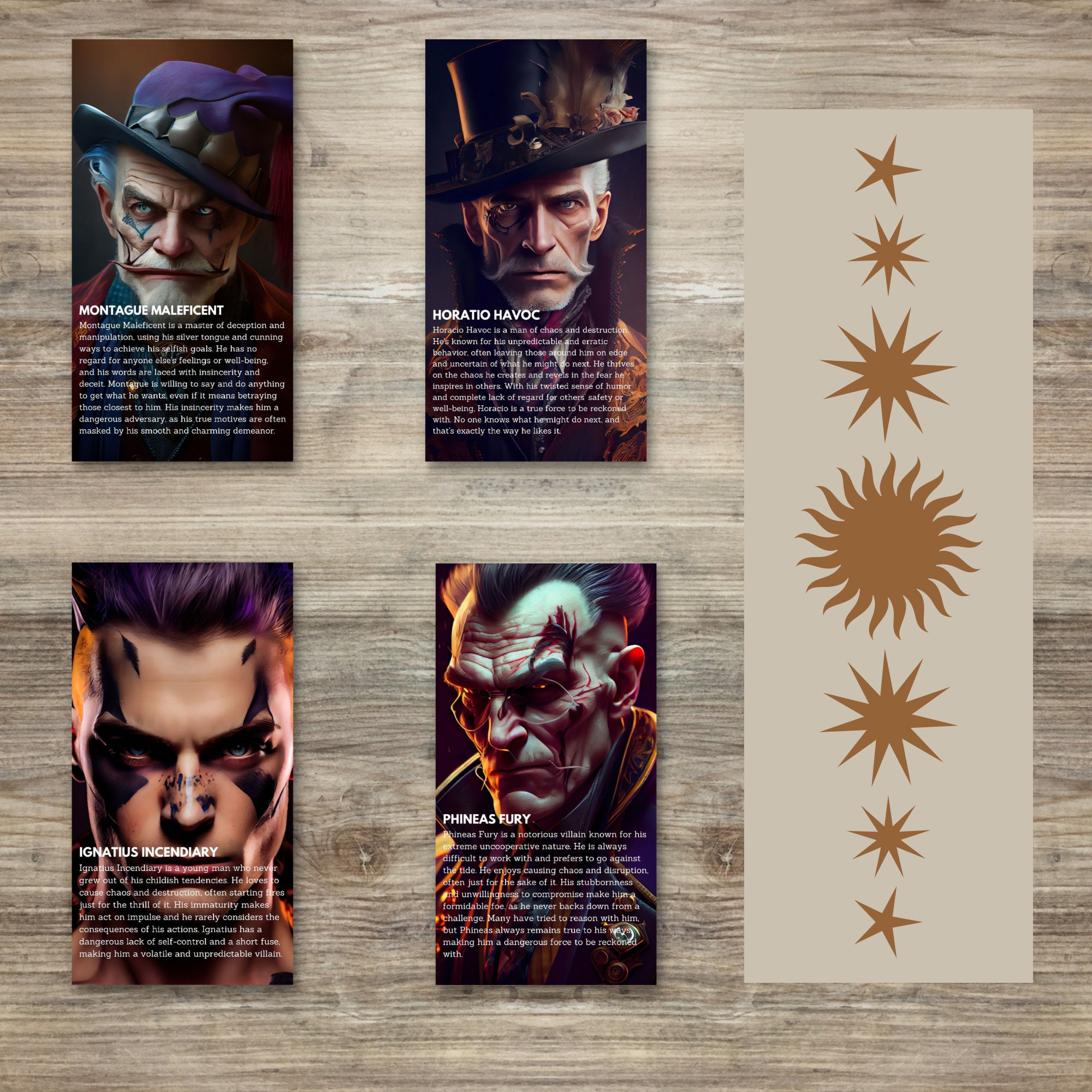 Villains Oracle Deck Physical Version - Etsy