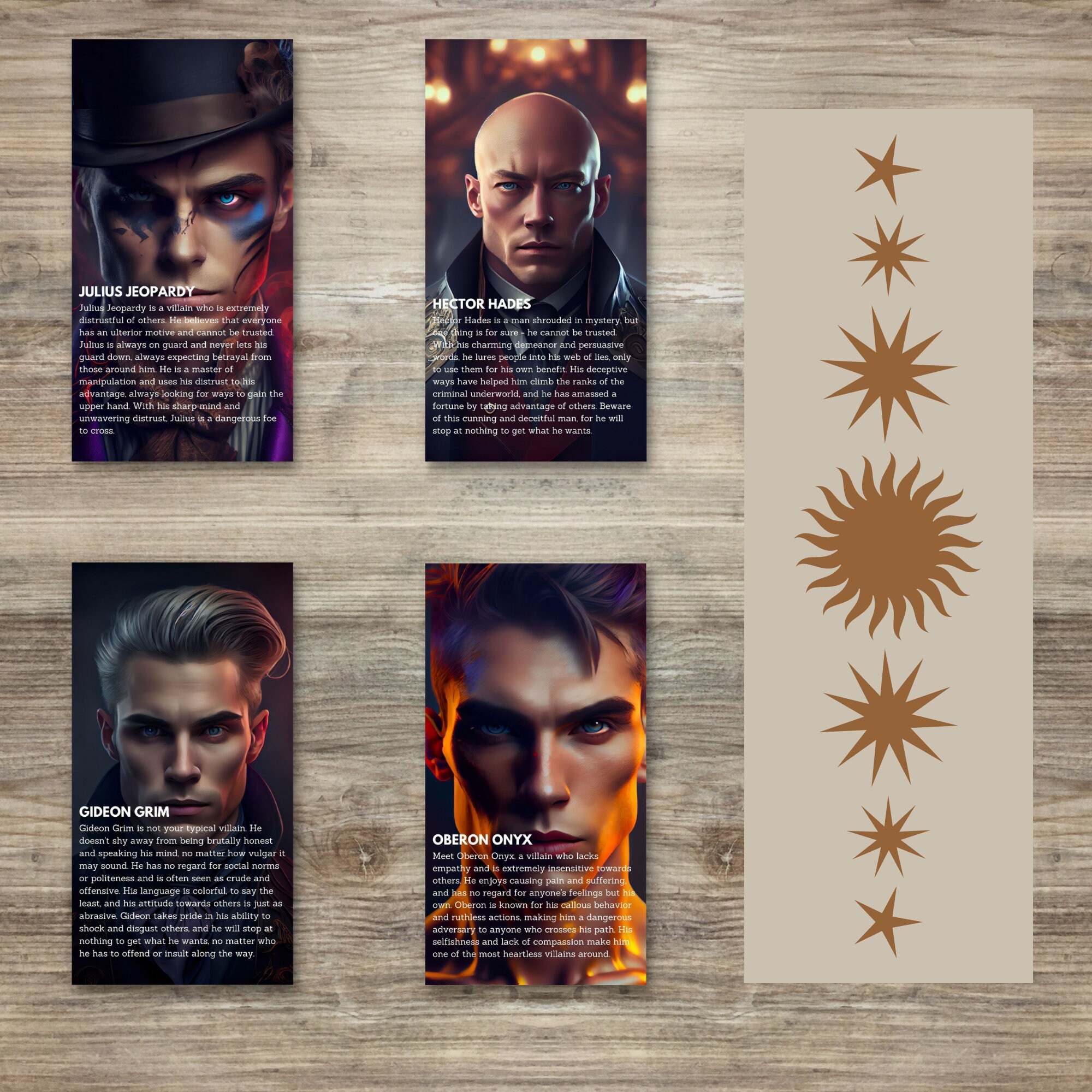 Villains Oracle Deck Physical Version - Etsy