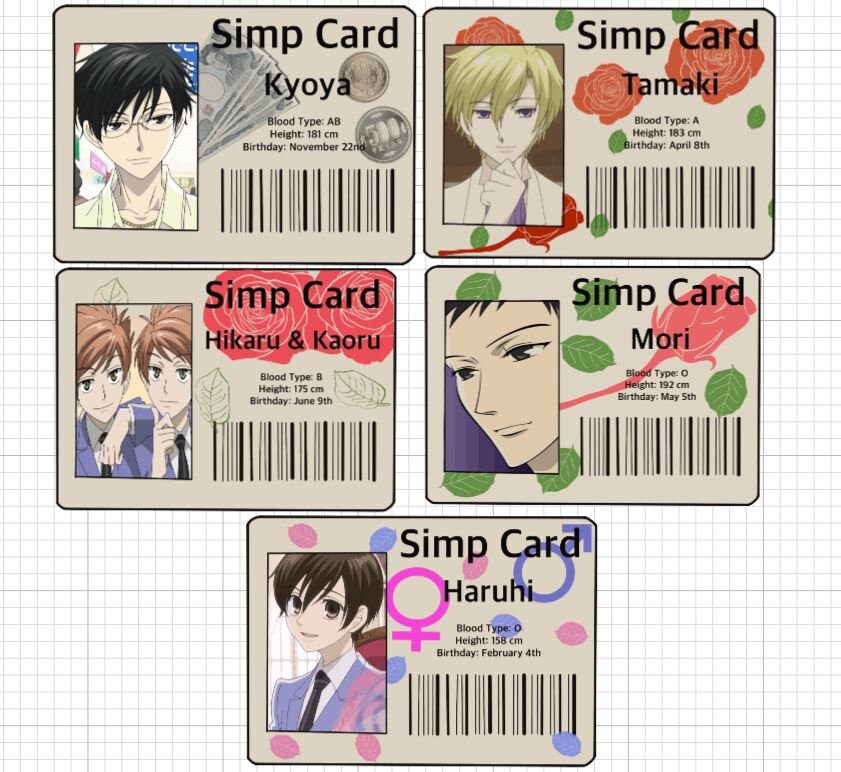 Simp ID Card Stickers - Etsy