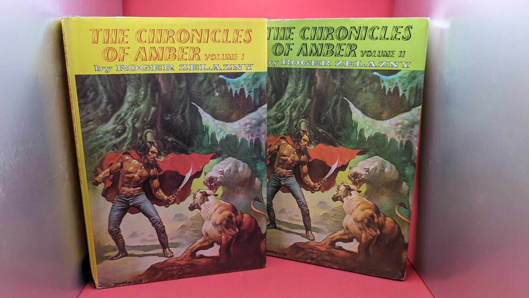 The Chronicles of Amber by Roger Zelazny - 2 Vintage 1970s Hardcover ...