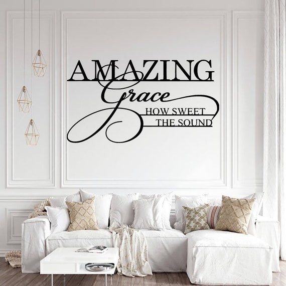 Amazing Grace Metal Sign