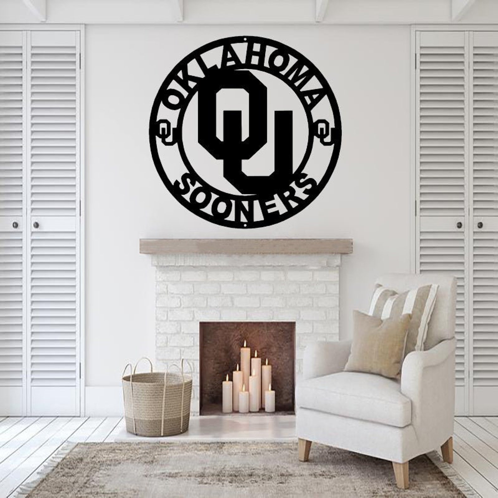 Oklahoma Sooners - Metal Sign - Etsy