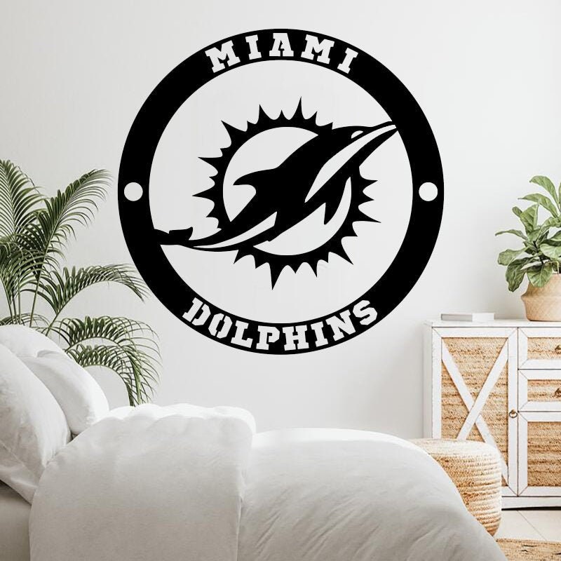 Miami Dolphins - Metal Sign - Etsy