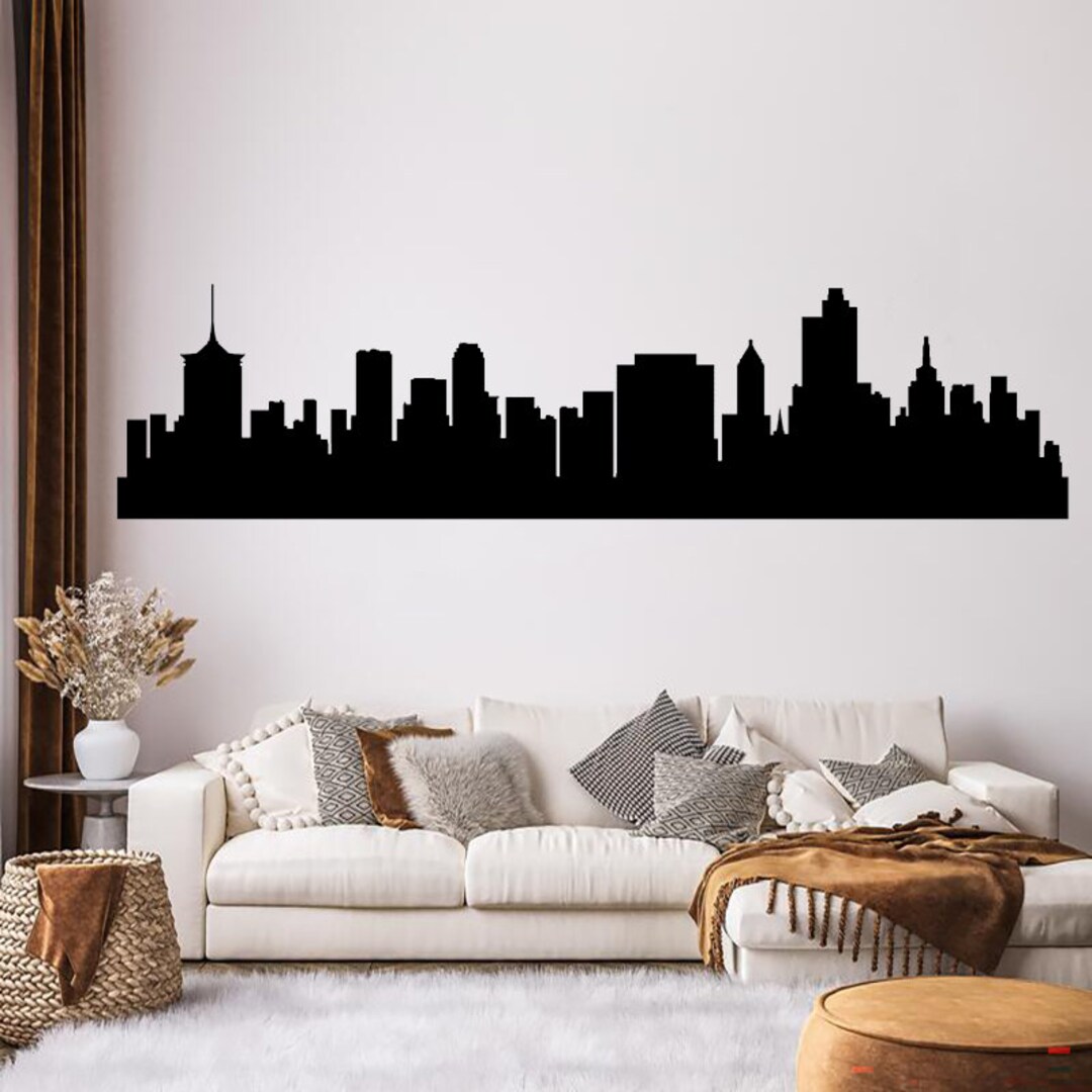 Tulsa Skyline - Metal Sign - Etsy