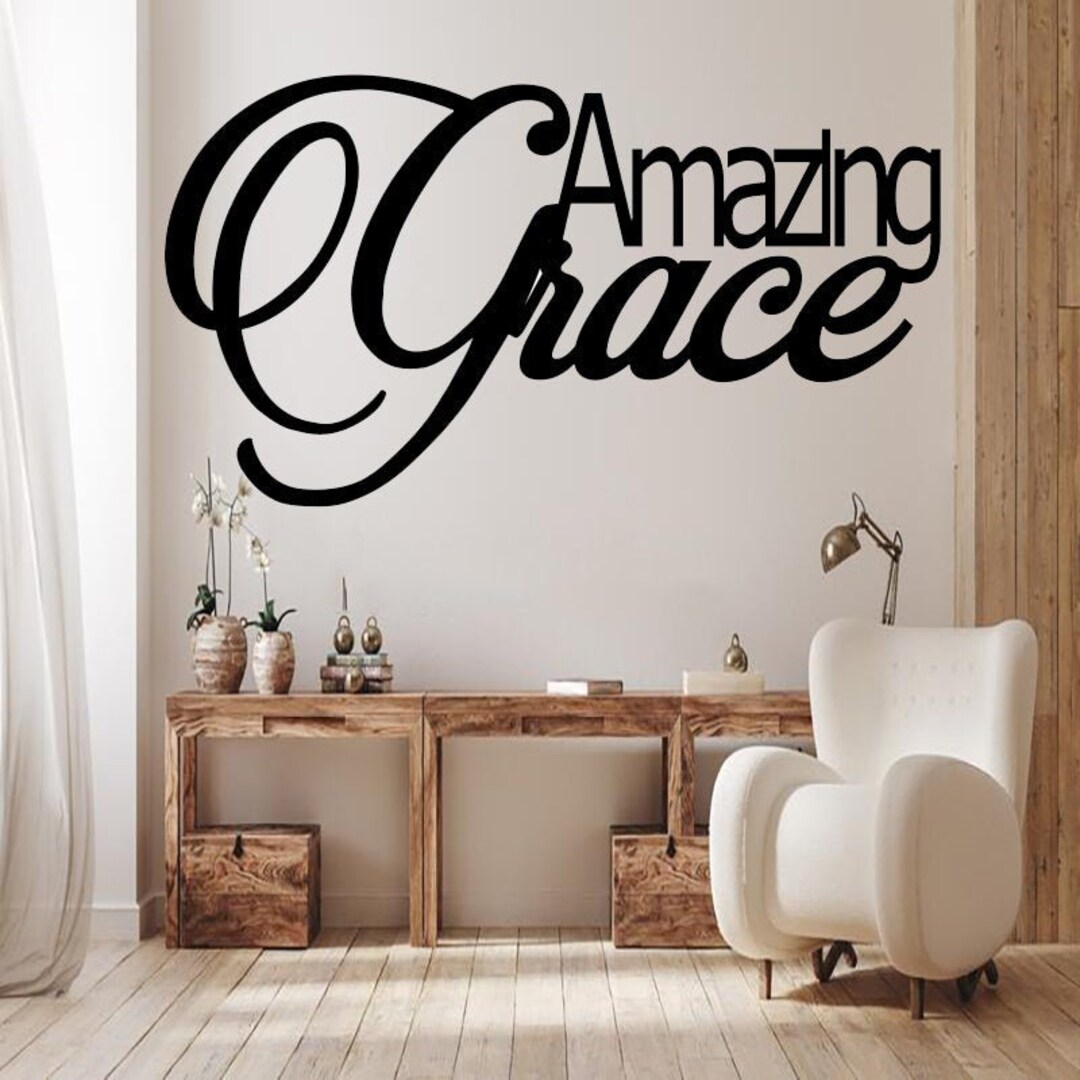 Amazing Grace - Metal Sign - Etsy