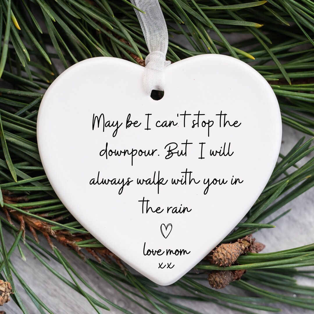 Sympathy Present Thinking of You Gifts Positive Quote Keepsake Tough ...
