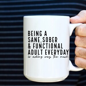 AA Anniversary Gift, Sobriety Mug, Funny Aa Sponsor Gift, Alcohol ...