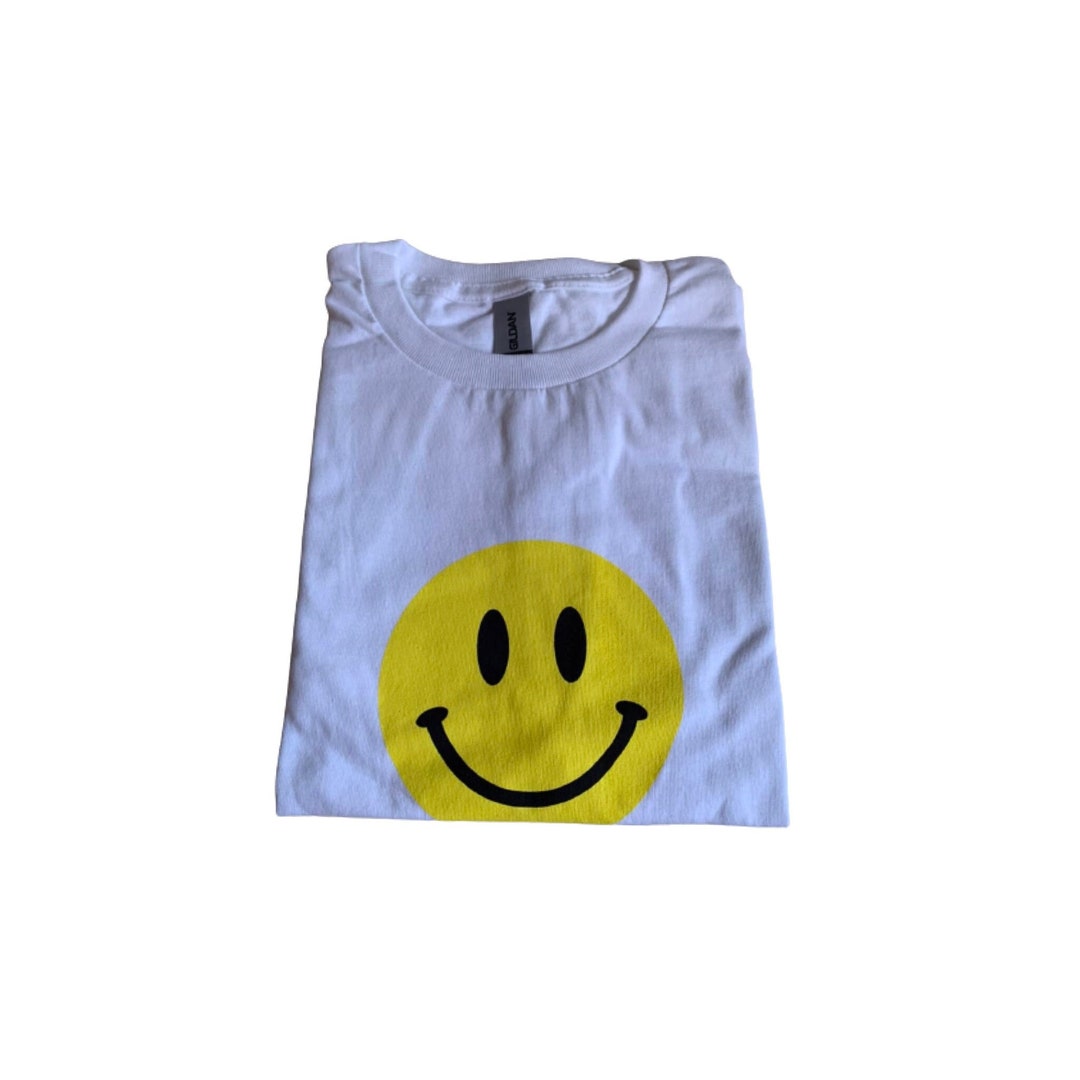 Smiley Face T Shirt - Etsy