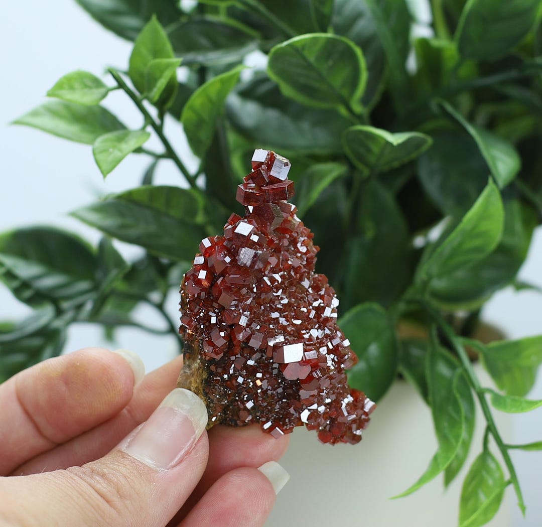 Moroccan Vanadinite Specimen, Natural Vanadinite, Vanadinite Crystal ...