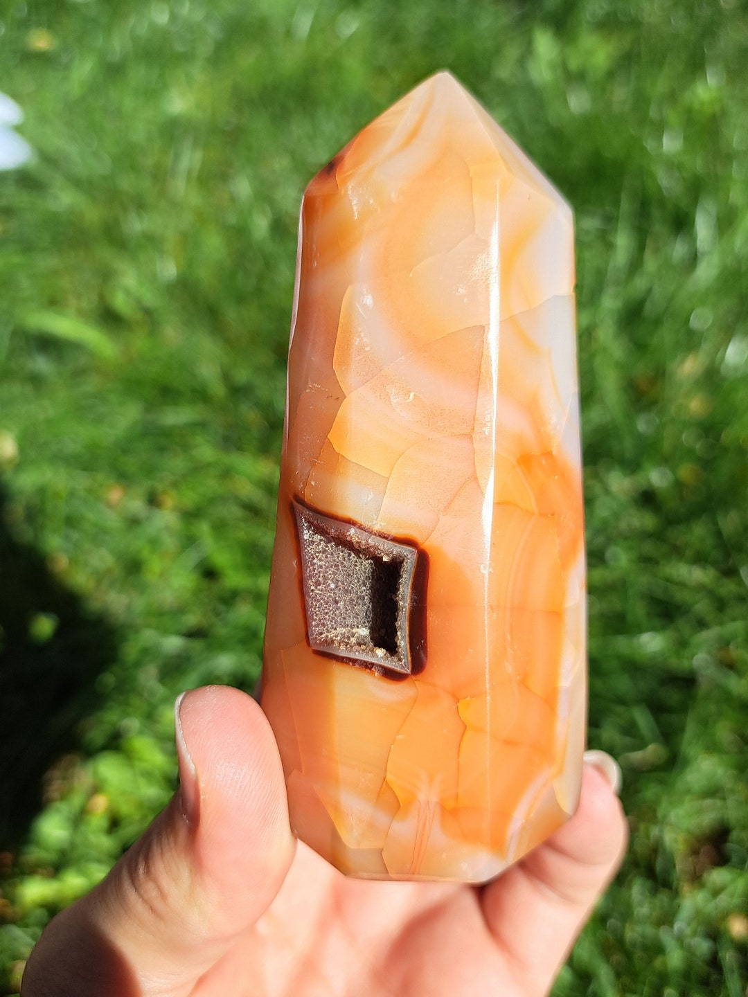 Carnelian Tower: Sacred Crystal for Manifestation, Protection, and ...