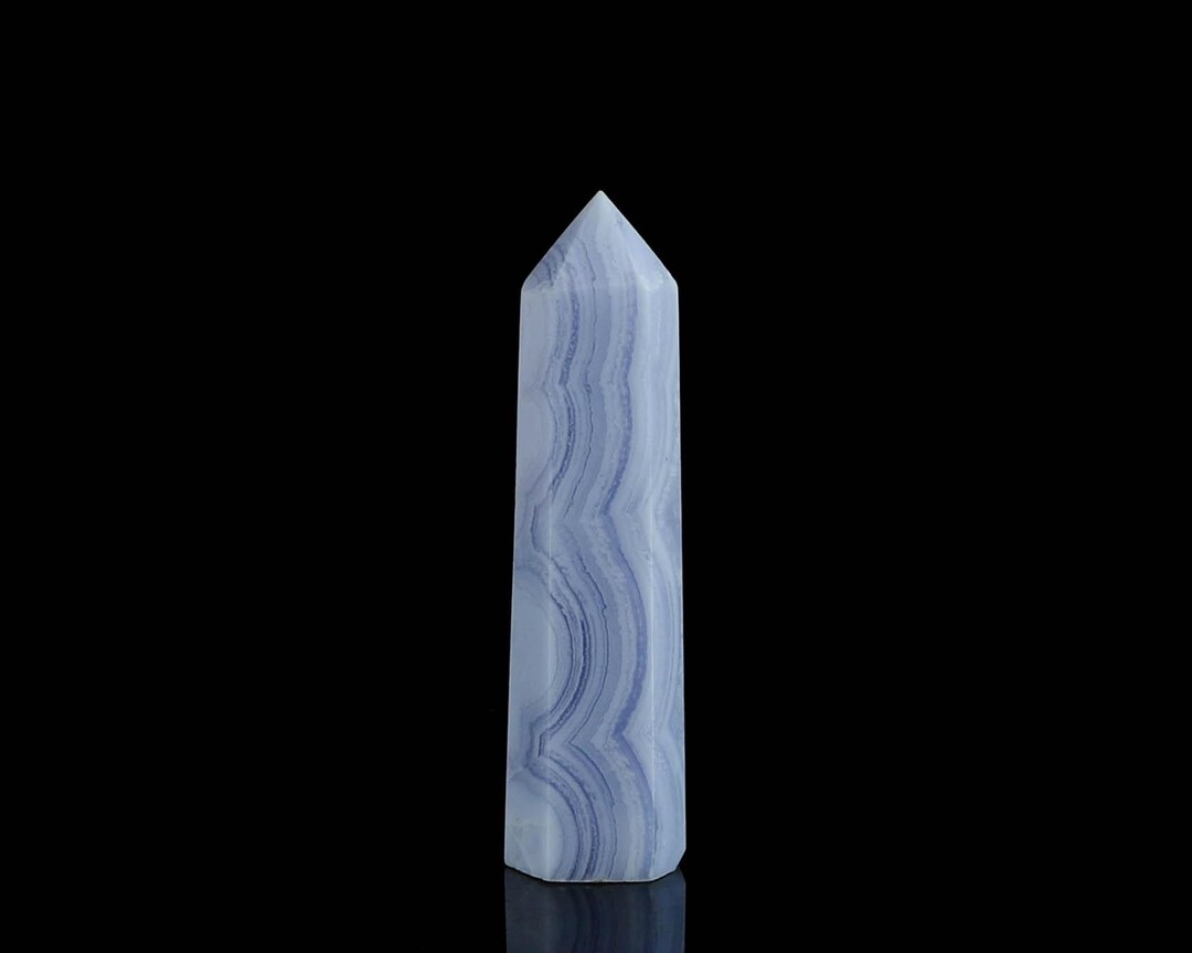Blue Lace Agate Tower - Etsy