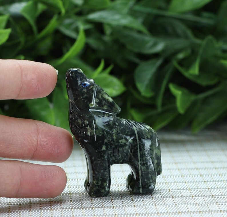 Serpentine Wolf, Crystal Wolf, Crystal Collection, Home Décor, Crystal ...