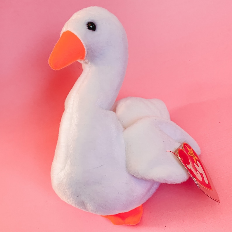 TY Beanie Baby — Gracie the Swan (1996), MWMT - Etsy