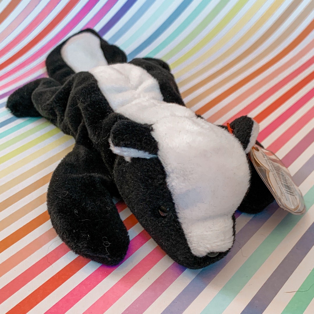 TY Beanie Baby — Stinky the Skunk (1995), MWMT - Etsy