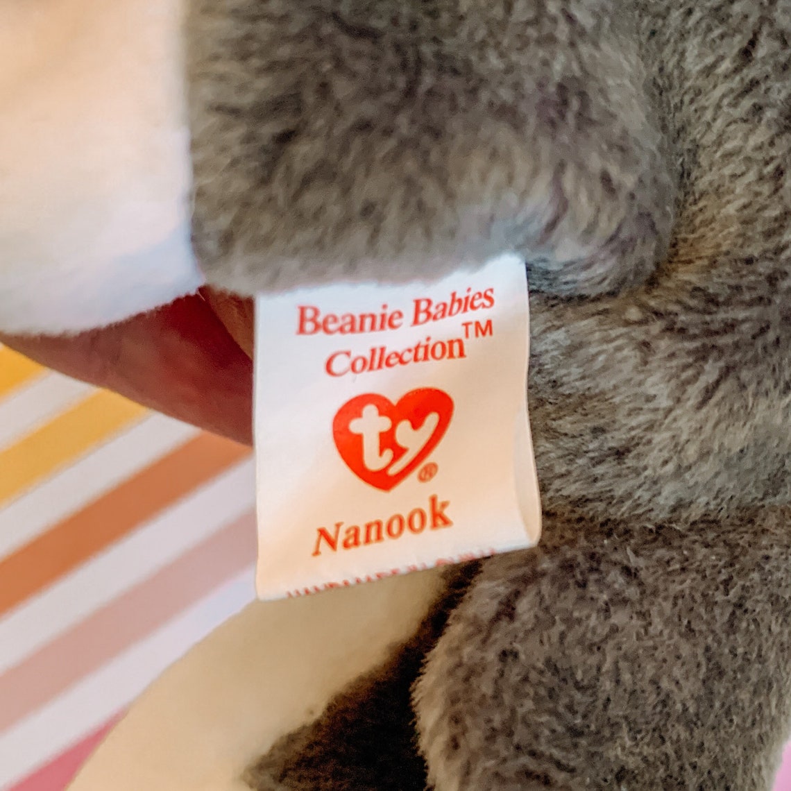 TY Beanie Baby — Nanook the Husky (1996), MWMT - Etsy