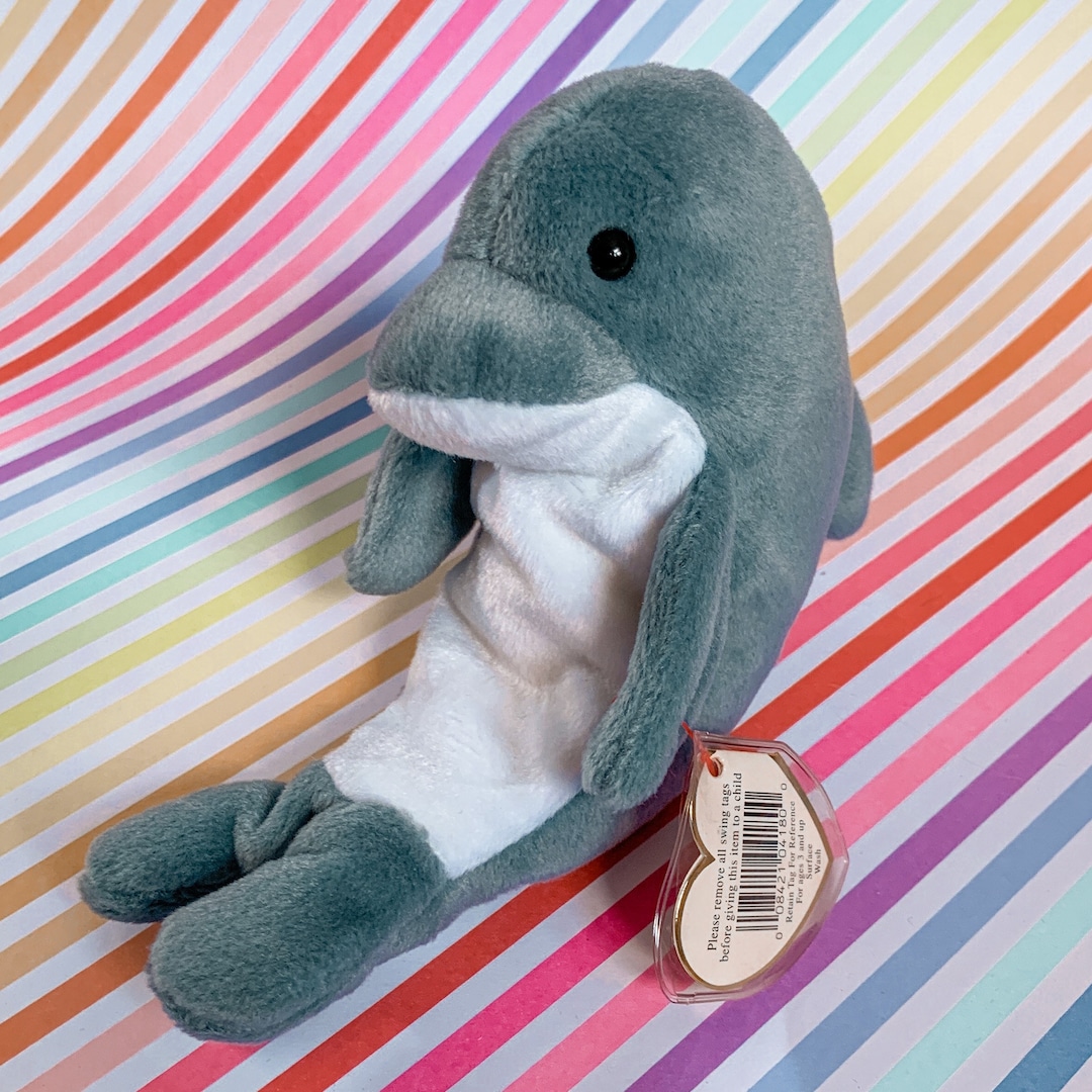 TY Beanie Baby — Echo the Dolphin (1996), MWMT - Etsy