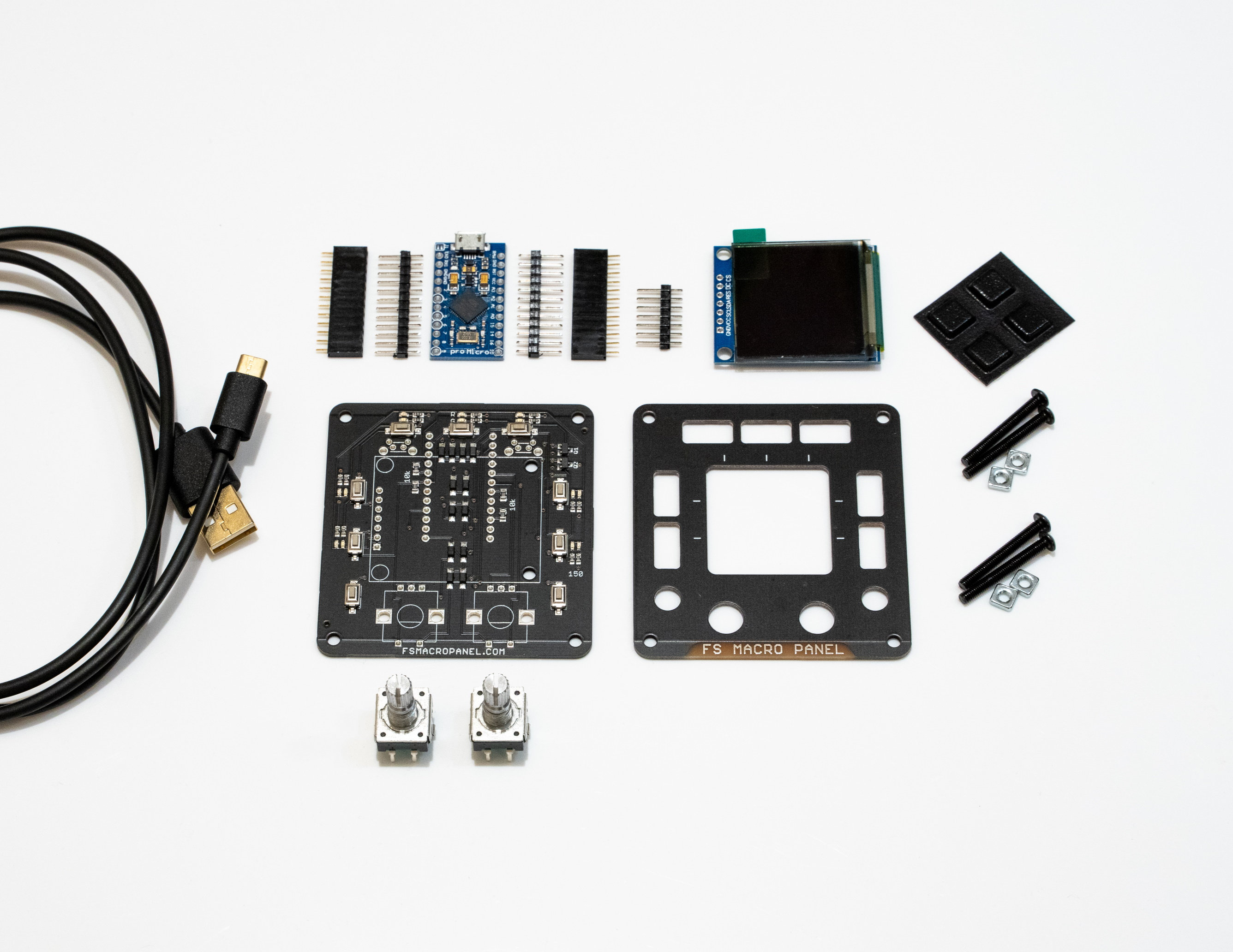 FS Macro Panel (DIY Kit) : Controller for Flight Simulator 2024 (& 2020 ...