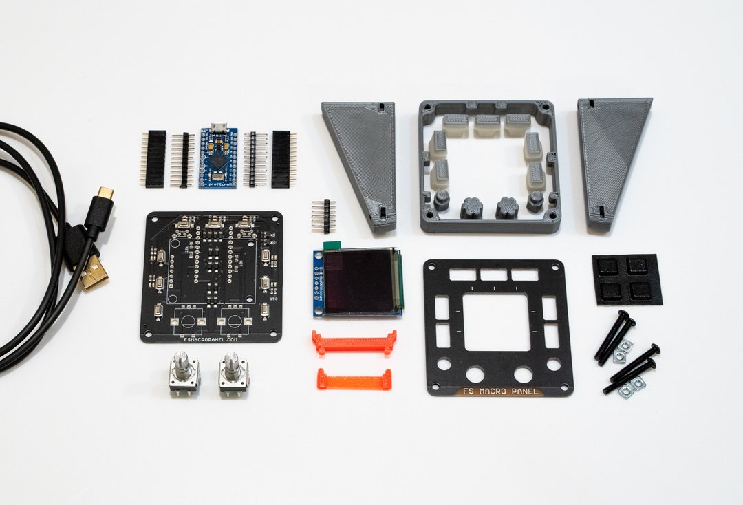 FS Macro Panel (DIY Kit) : Controller for Flight Simulator 2024 (& 2020 ...