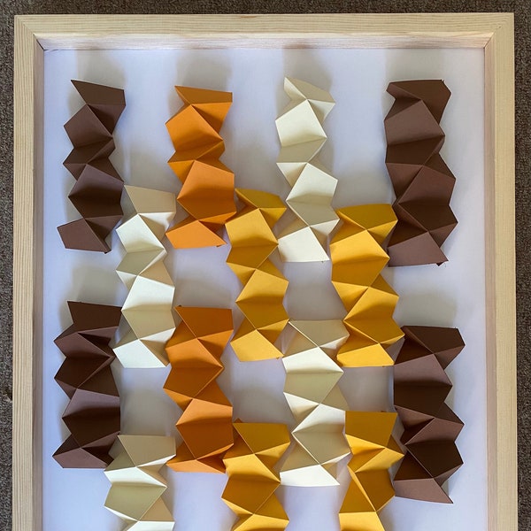 Geometric Paper Wall Art - Etsy