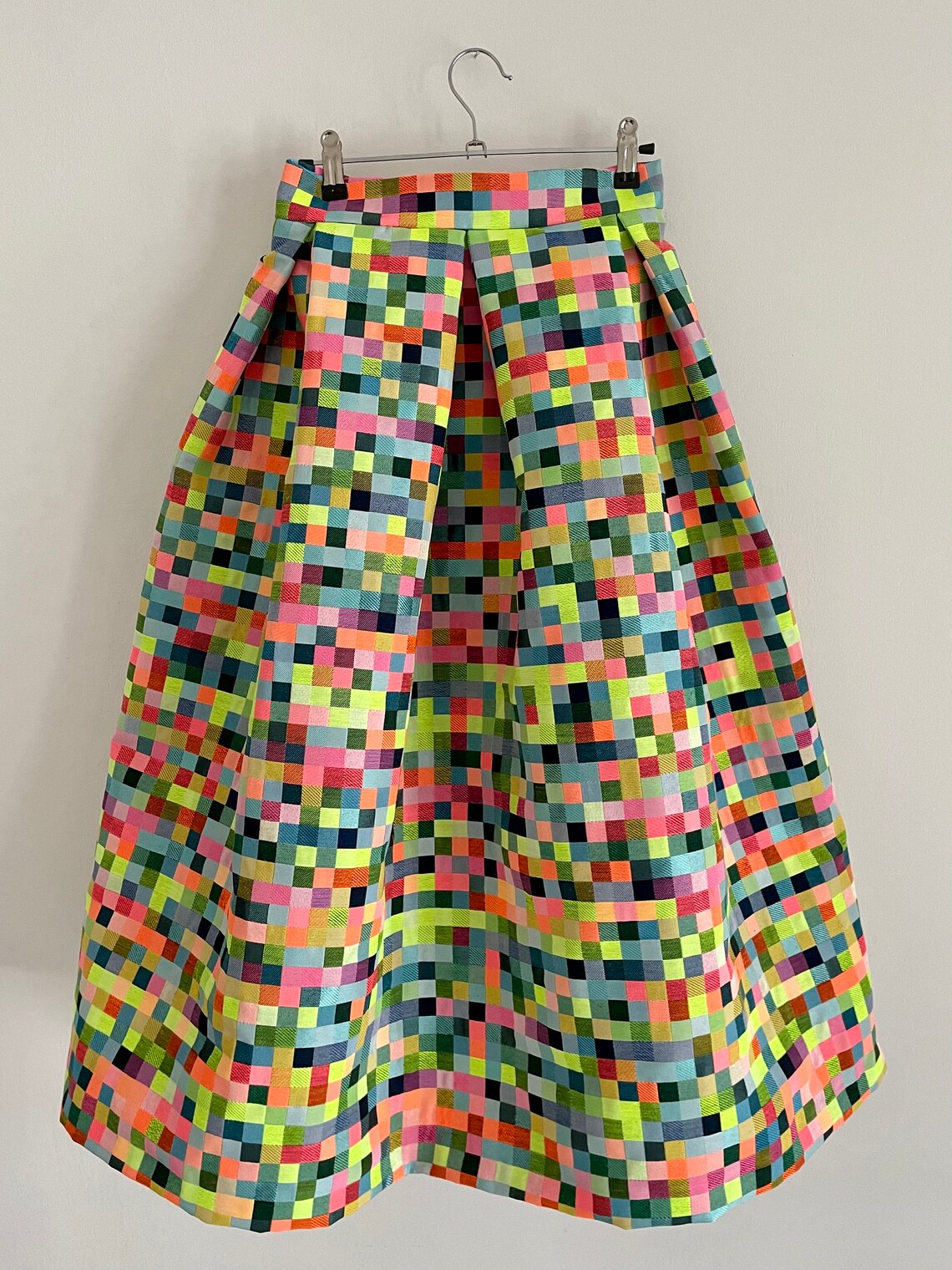 PIXEL Skirt With Pockets | Etsy