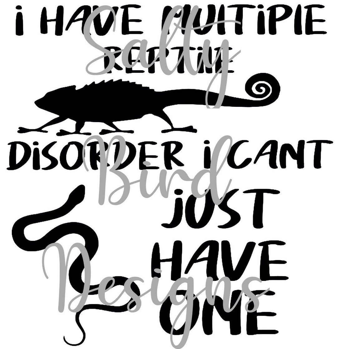 Multiple Reptile SVG and PNG Digital File Only for Cricut and Other ...