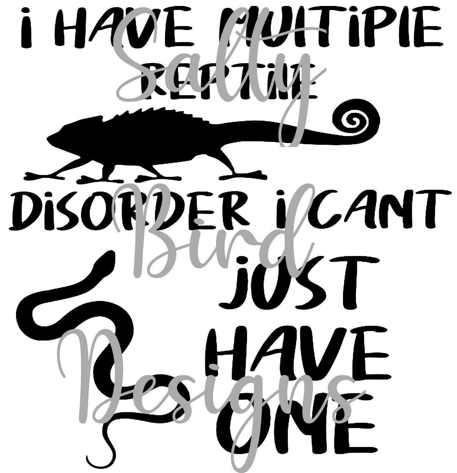 Multiple Reptile SVG and PNG Digital File Only for Cricut and Other ...