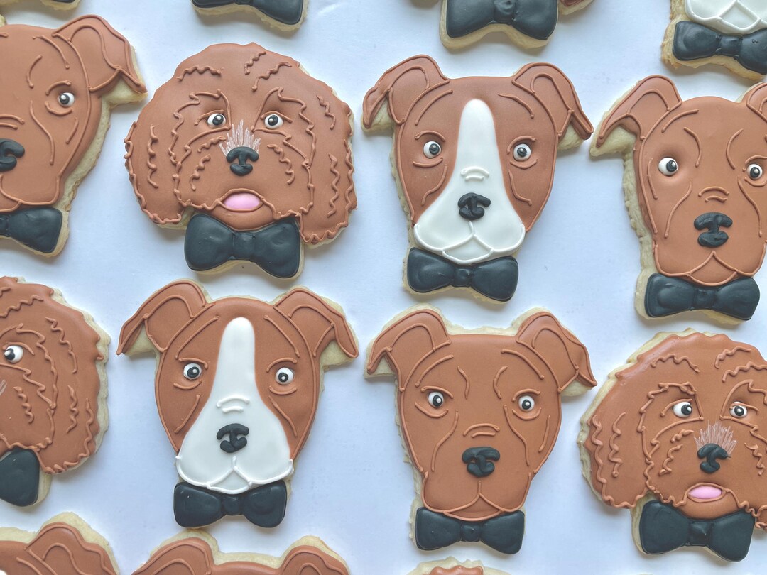 Custom Dog Sugar Cookies - Etsy