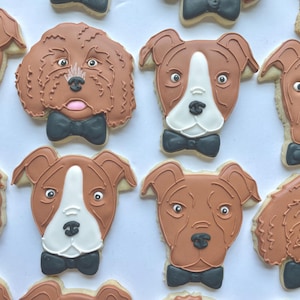Custom Dog Sugar Cookies - Etsy