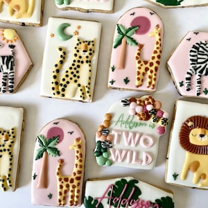 Custom Sugar Cookies: Two Wild Birthday Cookies - Etsy