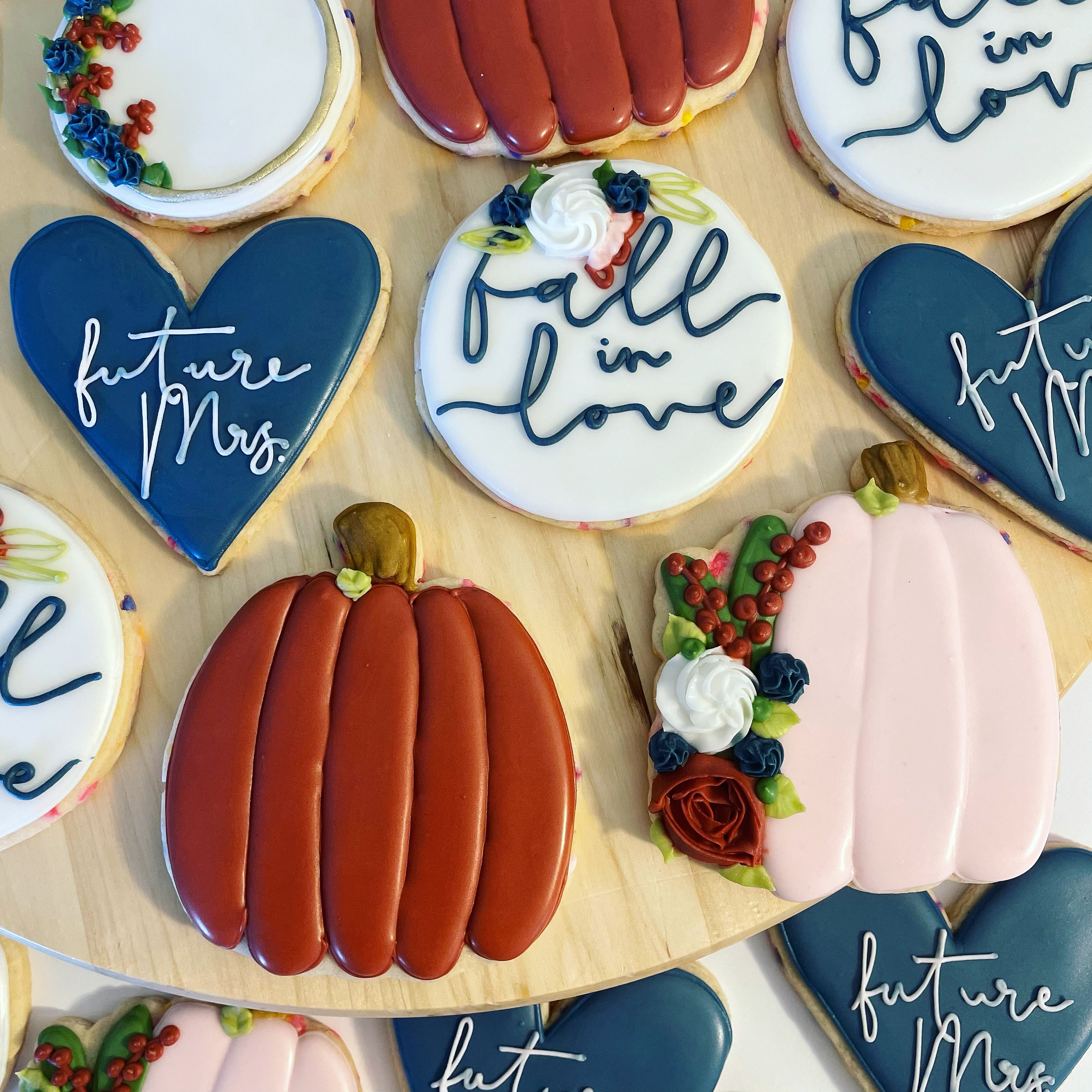Fall wedding cookies 60 photos - Astyledwedding.com