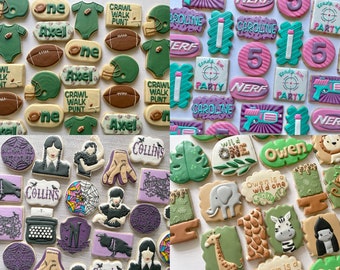 Champagne Birthday Decorated Cookies, Party Favors, Birthday Gift ...