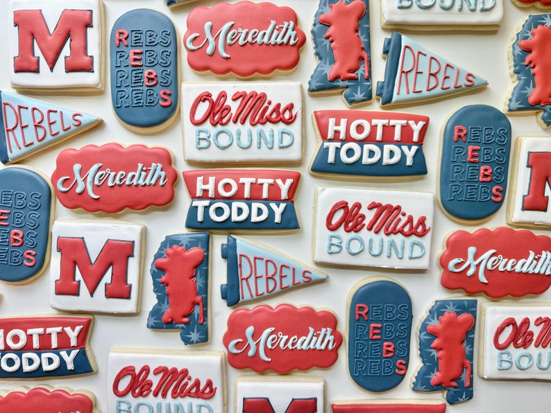 College Bound Custom Sugar Cookies - Etsy